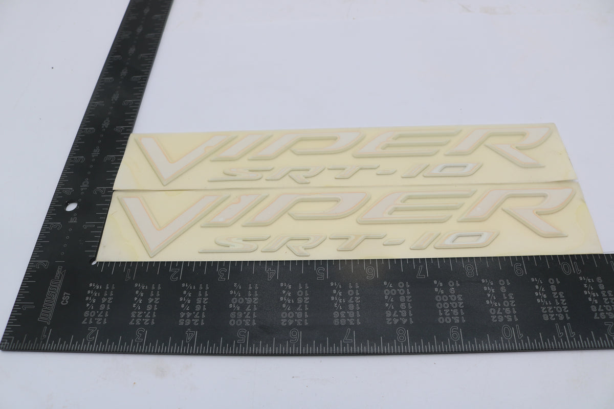 WN81BWAAB NEW OEM 2004-2005 DODGE VIPER SRT-10 HOOD DECALS MAMBA PAIR ...