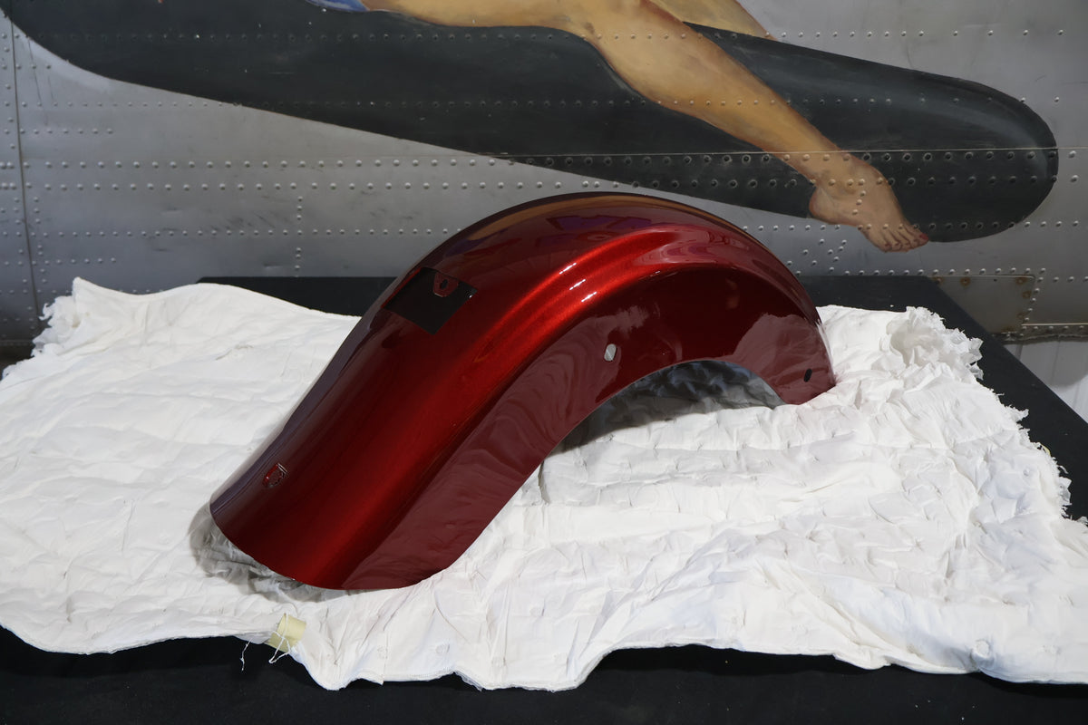 59500369DAA NEW OEM 2016 HARLEY-DAVIDSON FLTRUSE CVO RUBY RED REAR FEN ...
