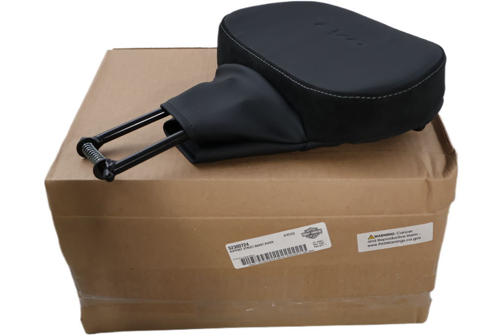 52300724 NEW OEM 1988-2024 HARLEY-DAVIDSON TOURING RIDER BACKREST SEAT ...