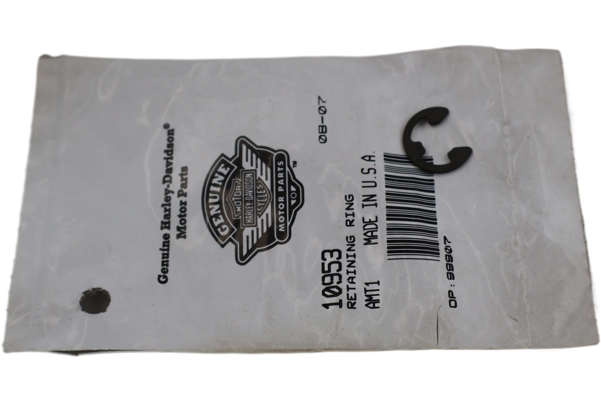 10953 NEW OEM HARLEY-DAVIDSON RETAINING RING 10953| NOSOEMPARTS