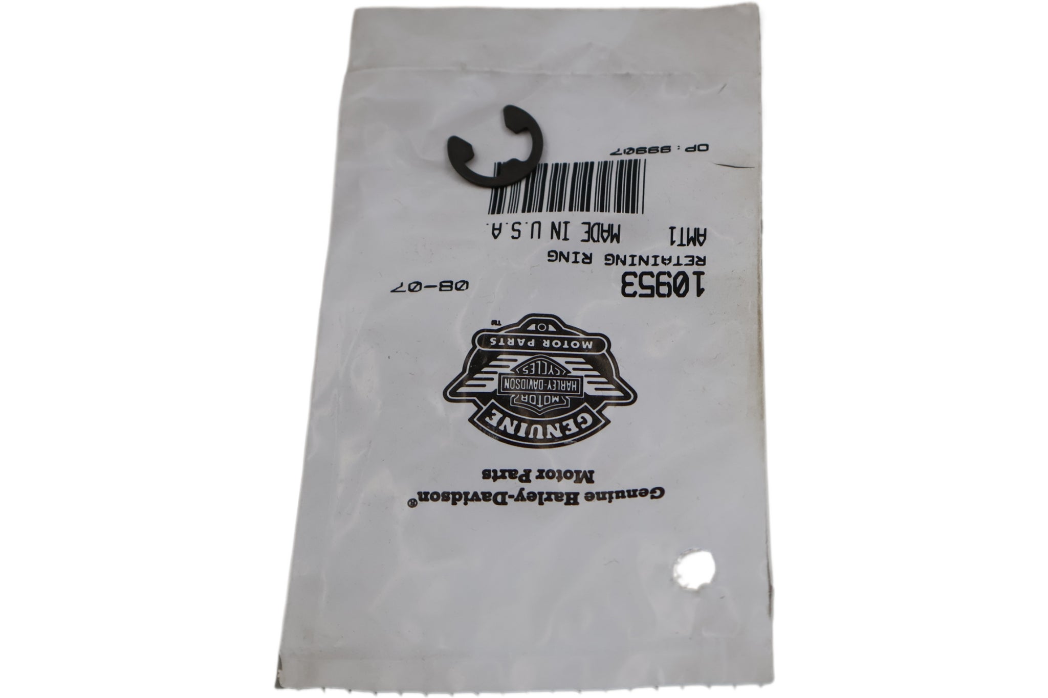 10953 NEW OEM HARLEY-DAVIDSON RETAINING RING 10953| NOSOEMPARTS