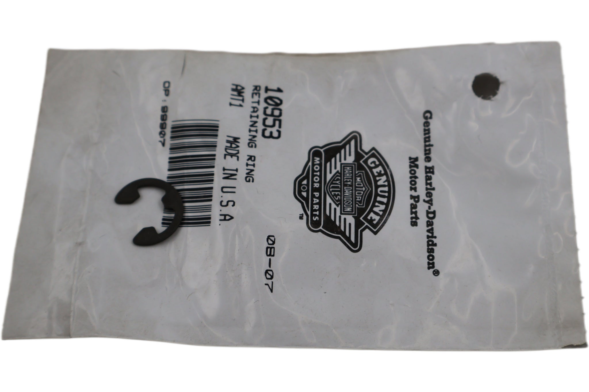 10953 NEW OEM HARLEY-DAVIDSON RETAINING RING 10953| NOSOEMPARTS