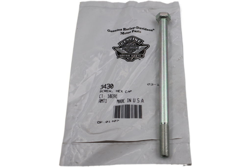 3430 NEW OEM HARLEY-DAVIDSON HEX HEAD BOLT 5/16"-24 X 5" FL FLH XL FLT ...