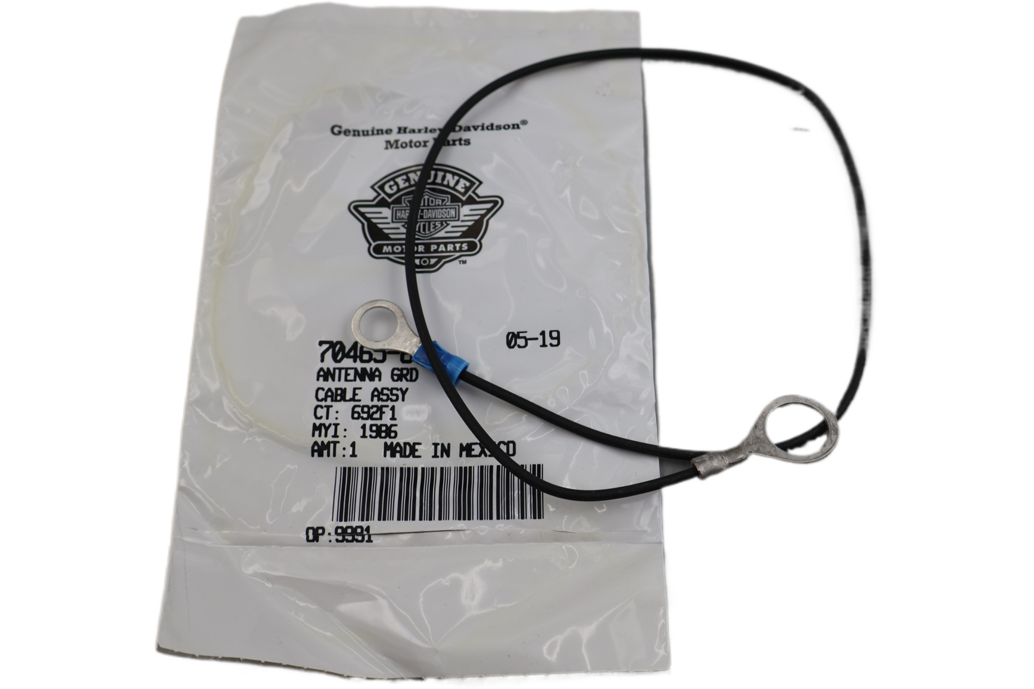 70465-86A NEW OEM 1988-2013 HARLEY-DAVIDSON TOURING CABLE AM/FM ANTENN ...