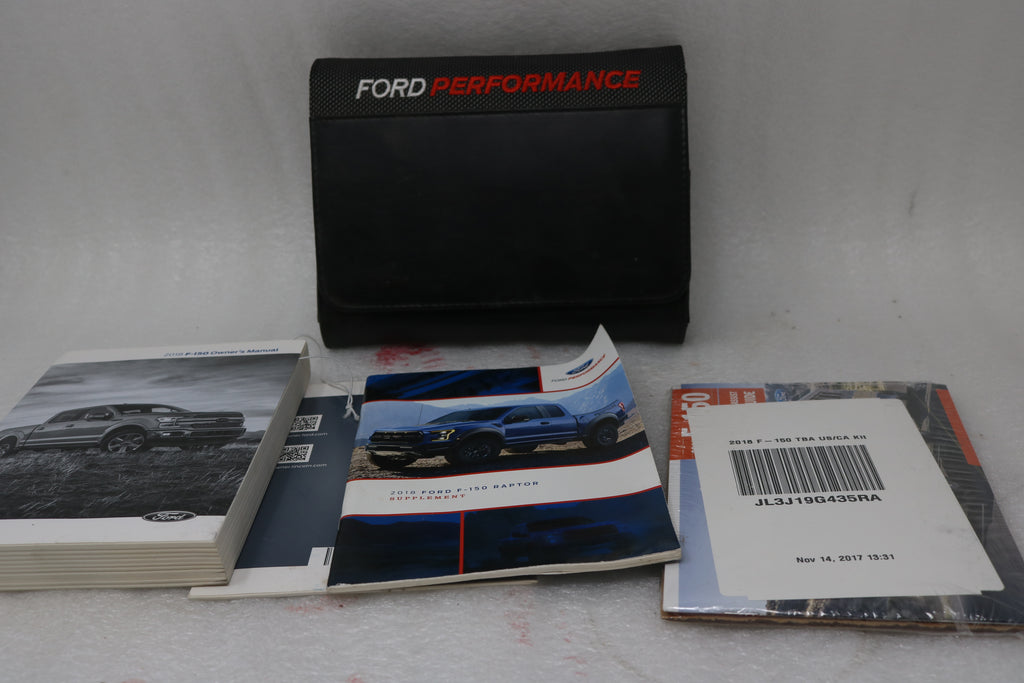 OEM 2018 FORD F-150 RAPTOR SVT OWNERS MANUAL| NOSOEMPARTS